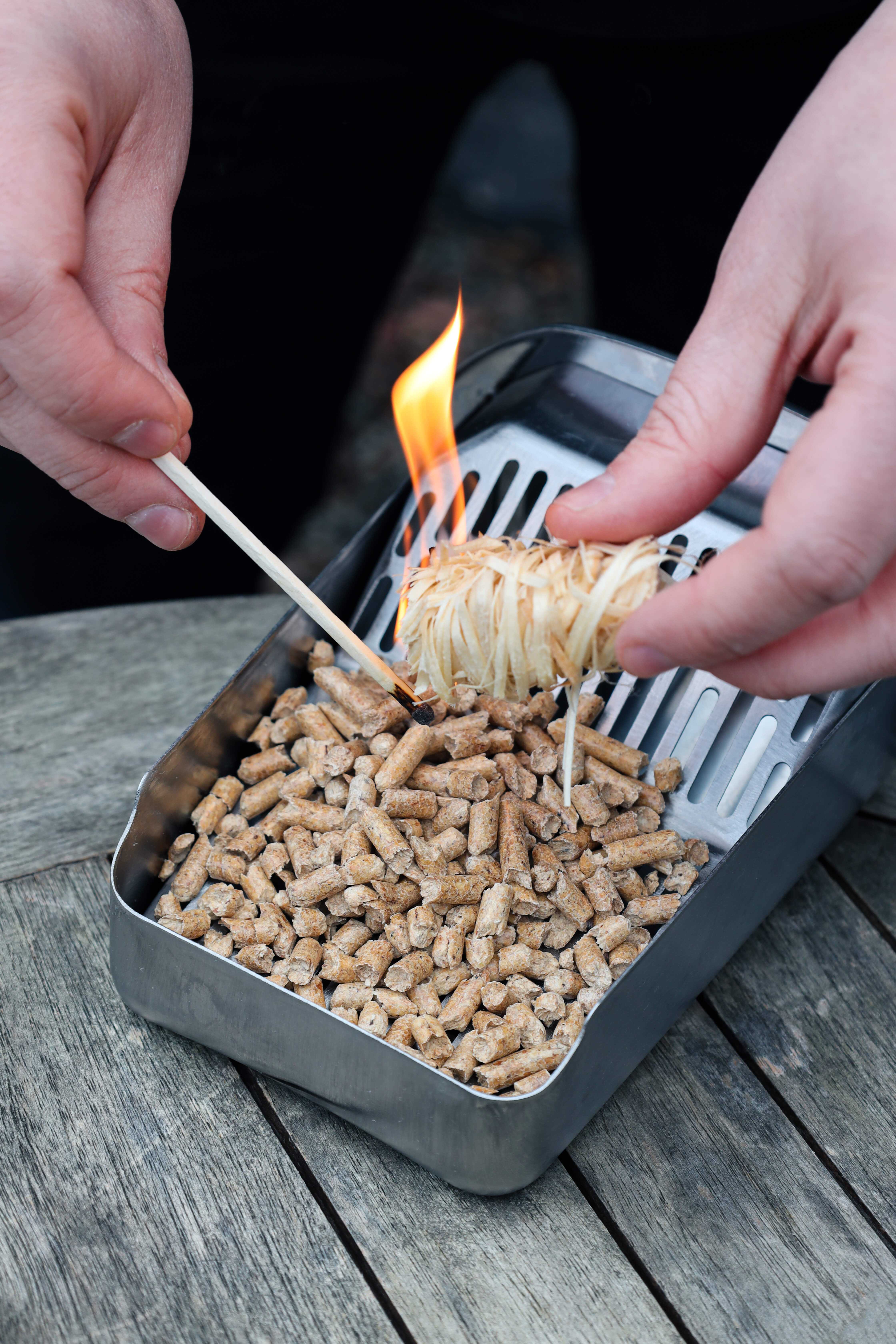 Calorific-dense wood pellets with a significant heat output perfect for ...